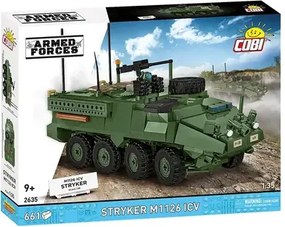 COBI Stavebnice Stryker M1126 ICV / Ozbrojené síly / 661 dílků / 1:35