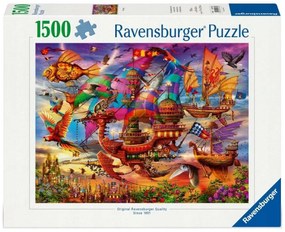 Ravensburger 01487 mystická létající loď 1500 dílků