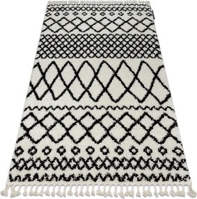 Koberec PROMO BERBER SAFI N9040 bílý / černý
