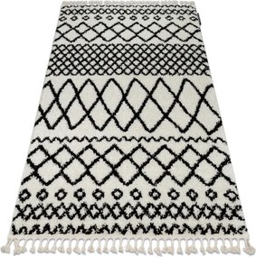 Koberec PROMO BERBER SAFI N9040 bílý / černý