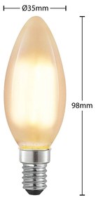 LED žárovka E14 4W 2 700K svíčka stmívatelná matná