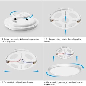 Immax NEO 07164-40- LED RGBCCT Stmívatelné svítidlo 50W/230V Wi-Fi Tuya+DO