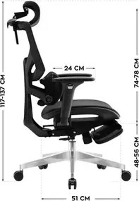 Mark Adler Expert 8.7 Mesh černá / Kancelářské ergonomické křeslo / no