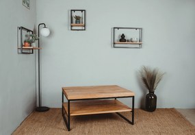 Wudboys Konferenční stůl THICK No.2 Barva kovu: Bílá, Dřevo: Dub lamino - dle vzorníku, Rozměr: 1100X600, moderní skandinávský styl
