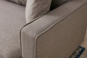 Atelier del Sofa Rohová sedací souprava Eva Left - Cream, Krémová