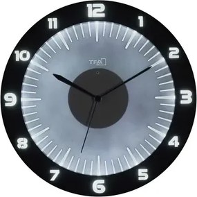 TFA 60.3553.10 LUMOCLOCK / Nástěnné hodiny / rádiem řízené DCF / 9 bar