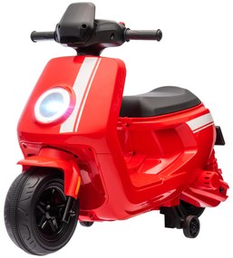 AIYAPLAY dětská elektrická motorka, 6V dětská motorka se světlometem, hudbou, rychlostí vpřed a vzad, tréninkovými koly, 1,5-3 km/h, elektrická motor…