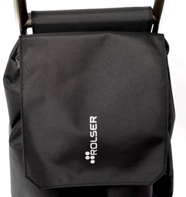 Rolser Jet Star Joy nákupní taška na kolečkách, černo-bílá