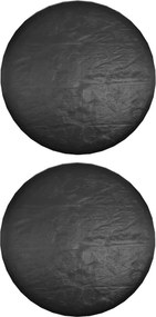 Plachty na zahradní nábytek 2 ks 10 oček Ø 260 x 90 cm kulaté 3155358