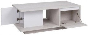 Gib meble konferenční stolek DENVER barevné varianty bílá lesklá / dub bílý