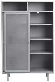 Designová skříňka Taiyanna 140 cm šedá