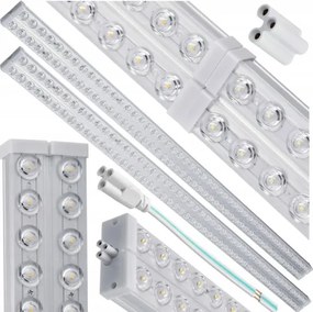 2x LED panelové svítidlo 120 cm 72W 7200 lm 6000k