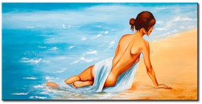 Obraz Nahá žena na pláží
