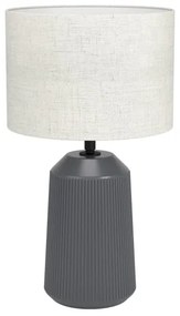 Eglo 900824 - Stolní lampa CAPALBIO 1xE27/40W/230V šedá