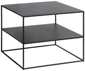 Pebble příruční stolek černý 65x50 cm