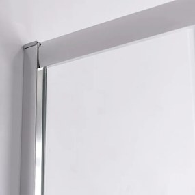 BPS-koupelny Asymetrický sprchový kout MAJA CH L 115x85 cm levý, chrom/transparent v setu s hlubokou sprchovou vaničkou