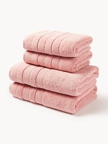 Sada ručníků s pruhovaným lemem Luxe, různé velikosti v sadě