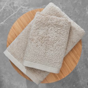 Ručníky Velikost ručníku: 70 x 140 cm, Barva ručníku: Lino - béžová