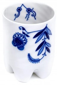 Sklenice Good water ONION – QUBUS, bílá, modrá, porcelán