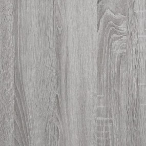 Petromila Nástěnné police 4 ks šedé sonoma 100x40x1,5 cm kompozitní dřevo