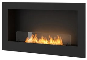 InFire - Vestavěný BIO krb 90x50 cm 3kW černá