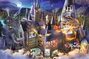 Puzzle harry potter: bradavický hrad 3000 dílků