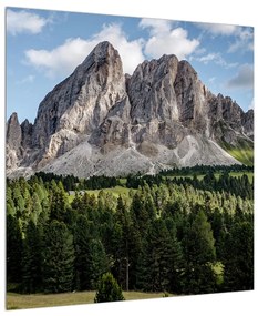 Obraz horské krajiny  (50x50 cm)