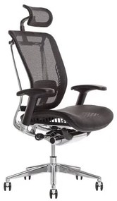 Office Pro Kancelářská ergonomická židle Office Pro LACERTA — více barev, nosnost 150 kg Černá
