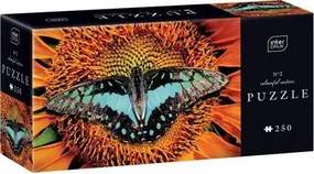 INTERDRUK Puzzle Colorful Nature: Motýl / 250 dílků / 48 × 33 cm