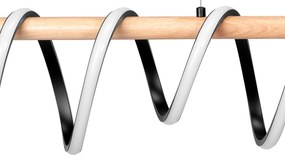 Toolight Toolight, LED stropní svítidlo 120cm 30W 4000K APP1288-CP, černá-hnědá, OSW-00943