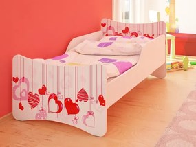 Dětská postel SRDCE - Pavla vzor 35 140x70 cm