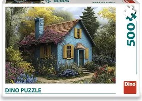 DINO Puzzle Modrý domeček / 500 dílků / od 10 let