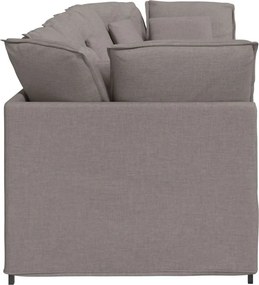 Modulární pohovka s polštáři textil taupe 3321272