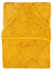 TIMBOO Osuška s kapucí XXL 95 x 95 cm Honey Yellow