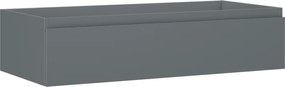 Mexen Orio, koupelnová skříňka 100 cm, 1 zásuvka, grafitová matná, 91A10-10023-1-BF66