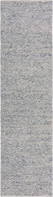 Flair Rugs, Ručně tkaný běhoun Minerals Blue, 60x230, modrá, chodba / předsíň