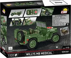 COBI 2806 Willys MB sanitka / 1131 kostek / 1:12 / od 10 let