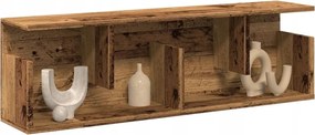 Fionshop 263045857 Nástěnná skříňka 100 x 20 x 30 cm old wood kompozitní
