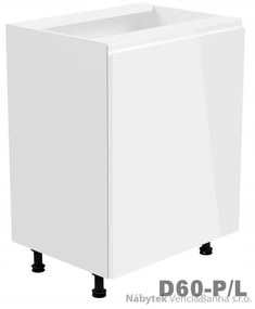 kuchyňská skříňka dolní z laminátové DTD Aspen D60-P/L gala