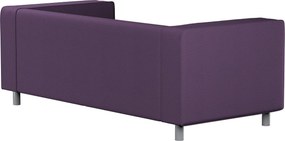 Potah na pohovku IKEA  Klippan 2-místná barva fialová látka pletený vzor
