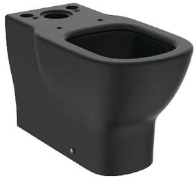 Ideal Standard Tesi - WC kombi mísa, spodní/zadní odpad, AquaBlade, hedvábná černá T5560V3