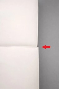 Béžová sametová rohová pohovka (pravý roh/s lenoškou) Jodie - II. jakost – Micadoni