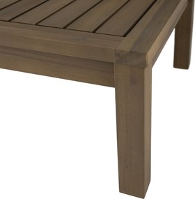 Zahradní set, akáciové dřevo, hnědá/tmavě šedá, PARAG