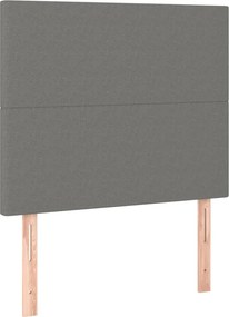 vidaXL Box spring postel s matrací 90x190 cm textil [3128326] Barva: krémová