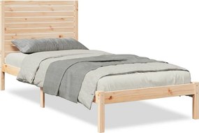 Prodloužený rám postele bez matrace 90 x 220 cm masivní dřevo 3309309