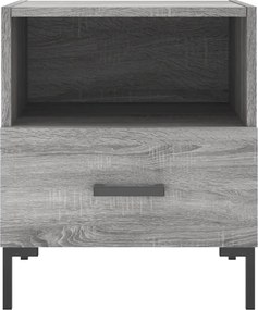 vidaXL Noční stolek 40 x 35 x 47,5 cm kompozitní dřevo [827444] Barva: Černá
