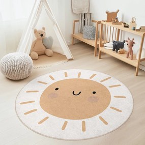 Pratelný dětský koberec ø100 cm Sunny World – Mila Home