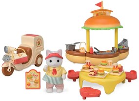 Sylvanian families sylvanian families pojízdný stánek s hamburgery