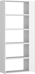 XXXLutz REGÁL, bílá, 82-146/180/35 cm Modern Living - Knihovny - 001803081802