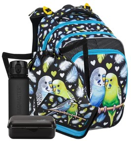 Bagmaster BETA 25 A velký školní set pro prvňáčky – papoušek